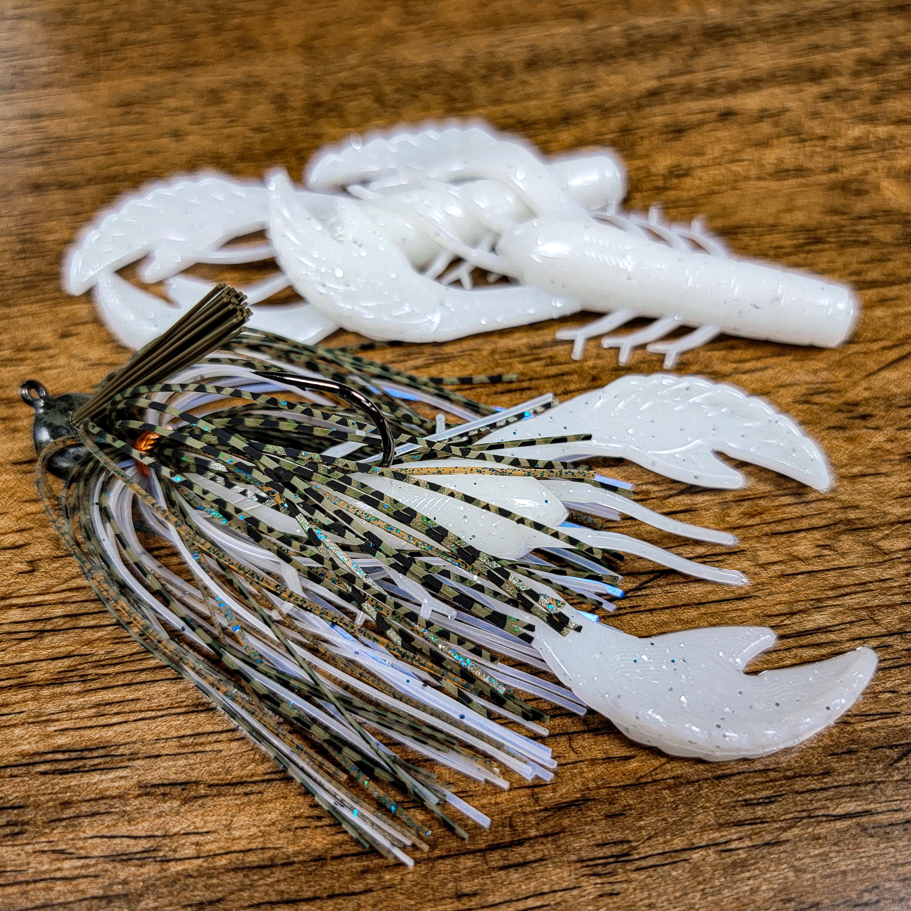 Shadzilla Grass Flipping Jig w/ Matching Craws – 99 Strikes Fishing Co