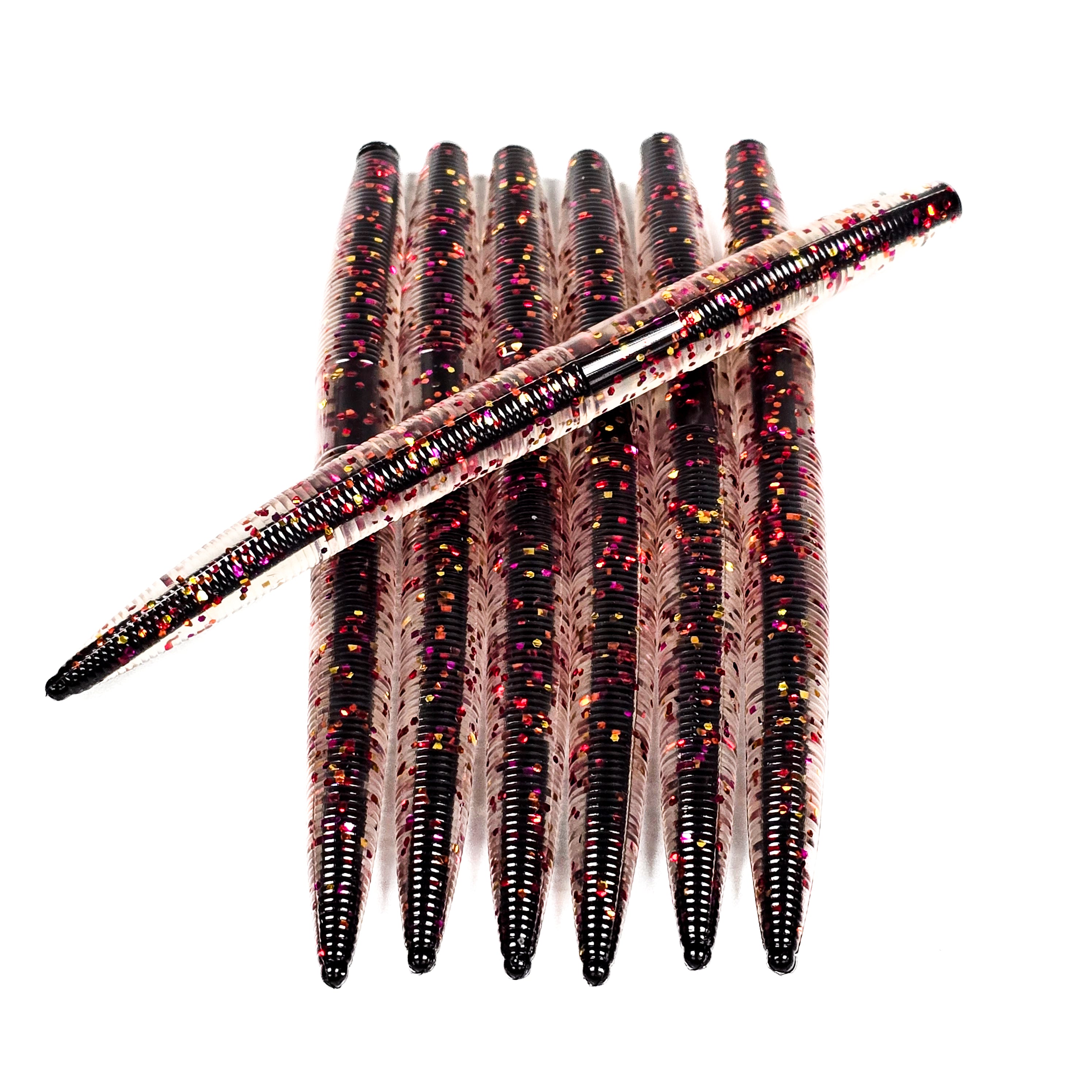 Campfire 5" Core Shot Stick Worm (6pk) – 99 Strikes Fishing Co