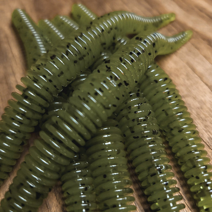 6" Ribbed Worms – 99 Strikes Fishing Co