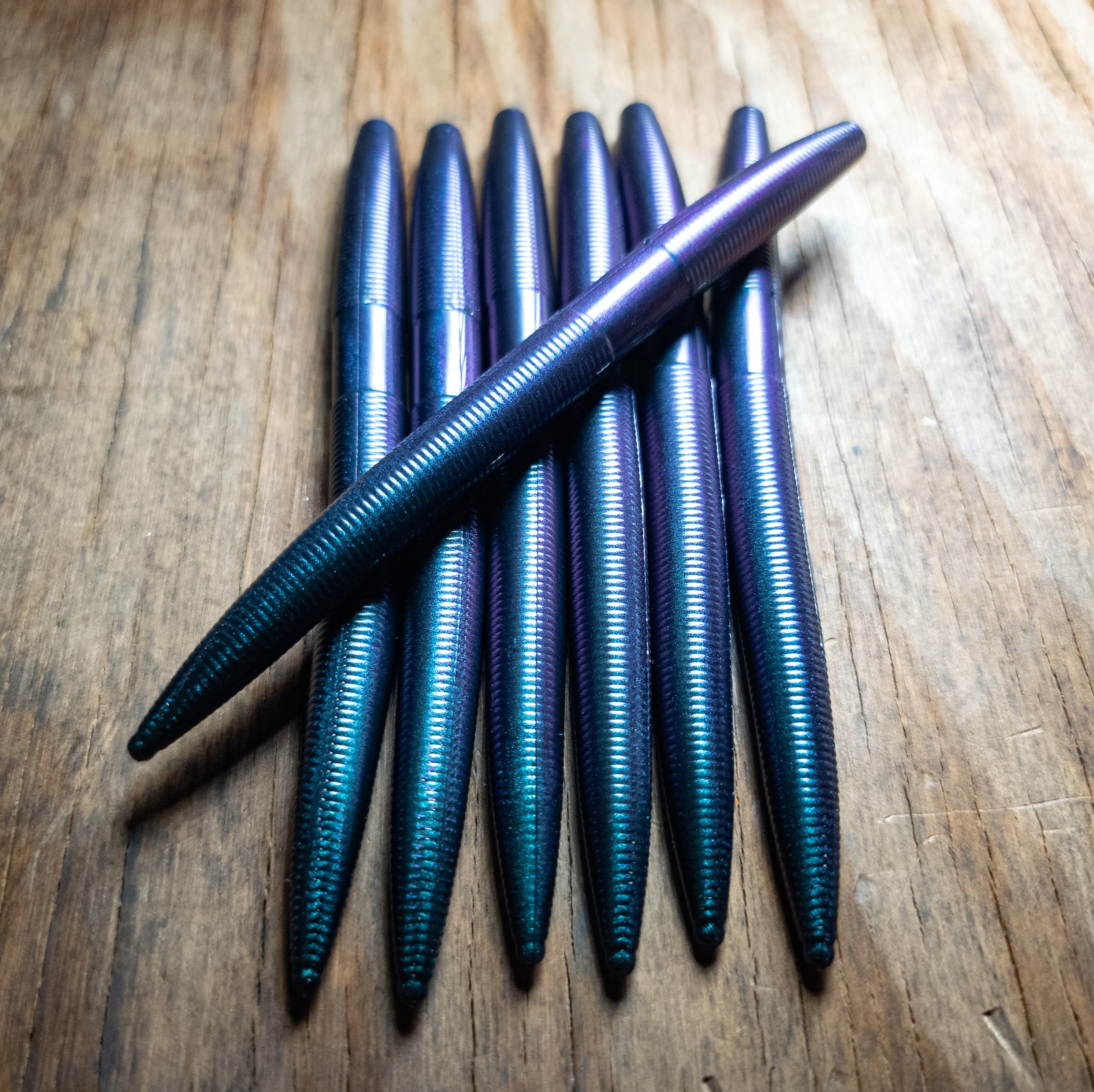 Riddler Color Shifting 5" Stick Worm (6pk) – 99 Strikes Fishing Co