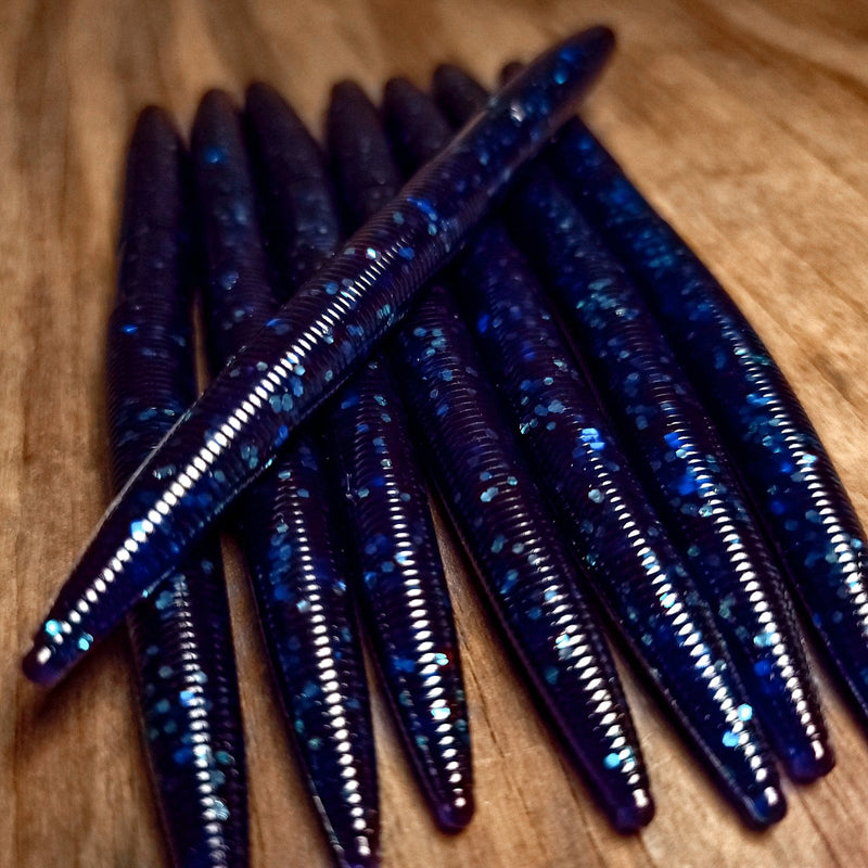 Junebug 5" Stick Worms (7pk) – 99 Strikes Fishing Co