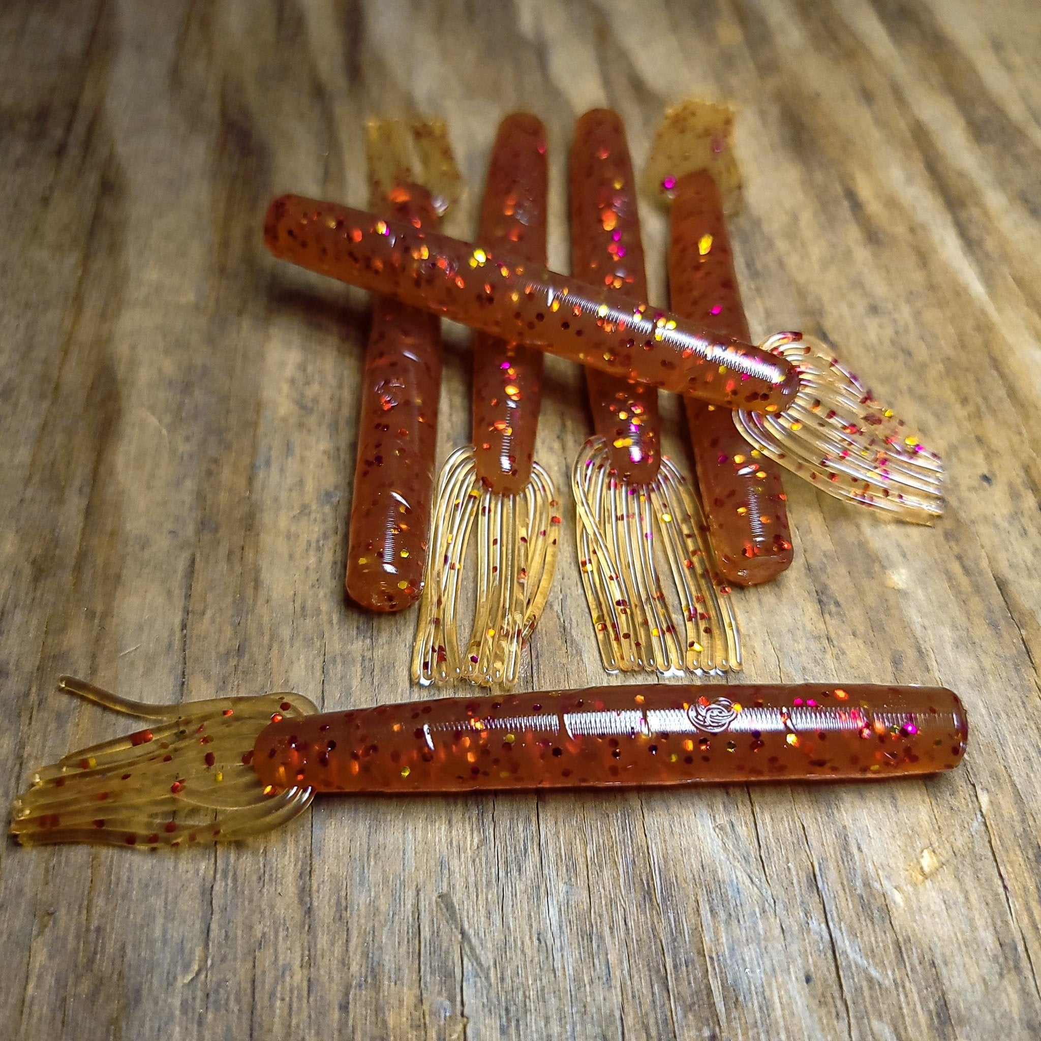Root Beer Fire 4" Broomstick (6pk) – 99 Strikes Fishing Co