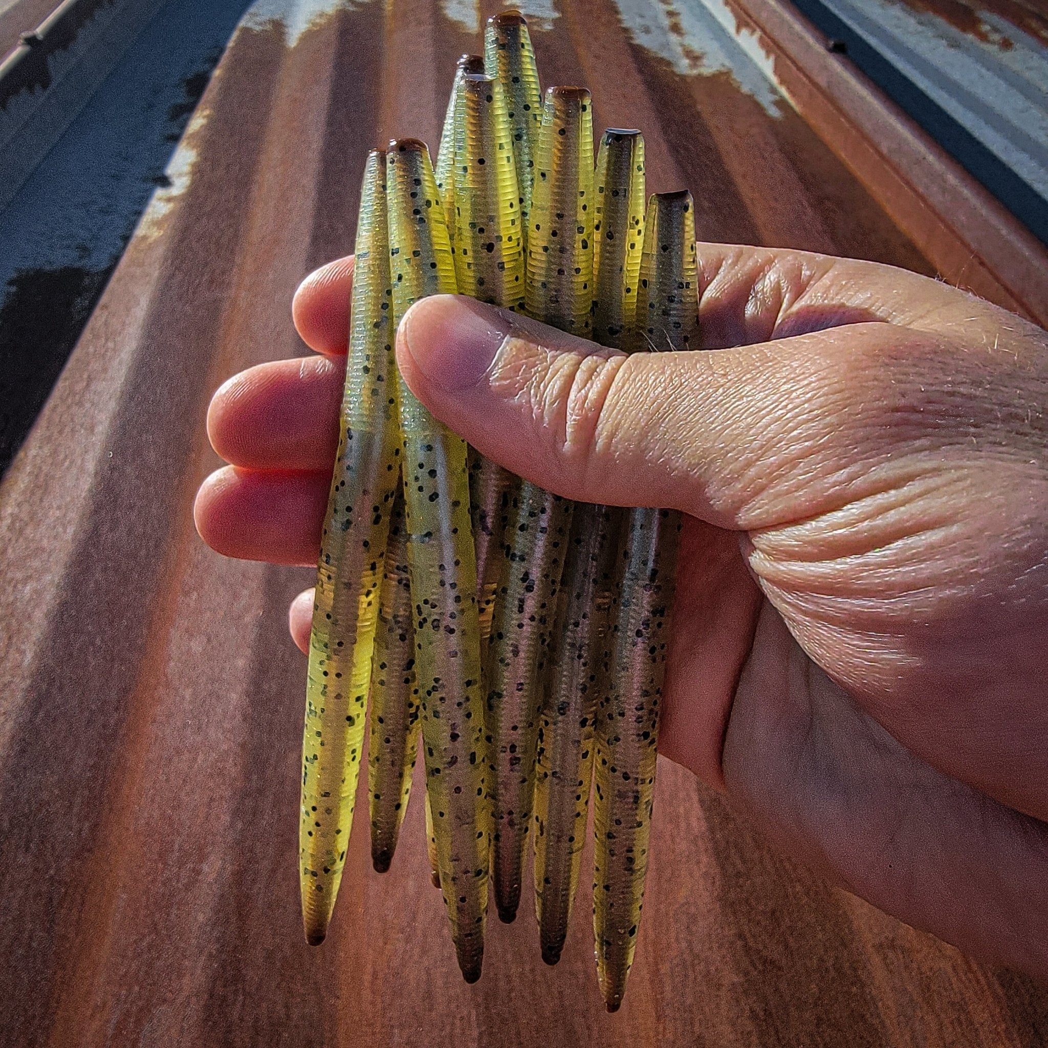 Rotten Banana 5" Core Shot Stick Worm (6pk) – 99 Strikes Fishing Co