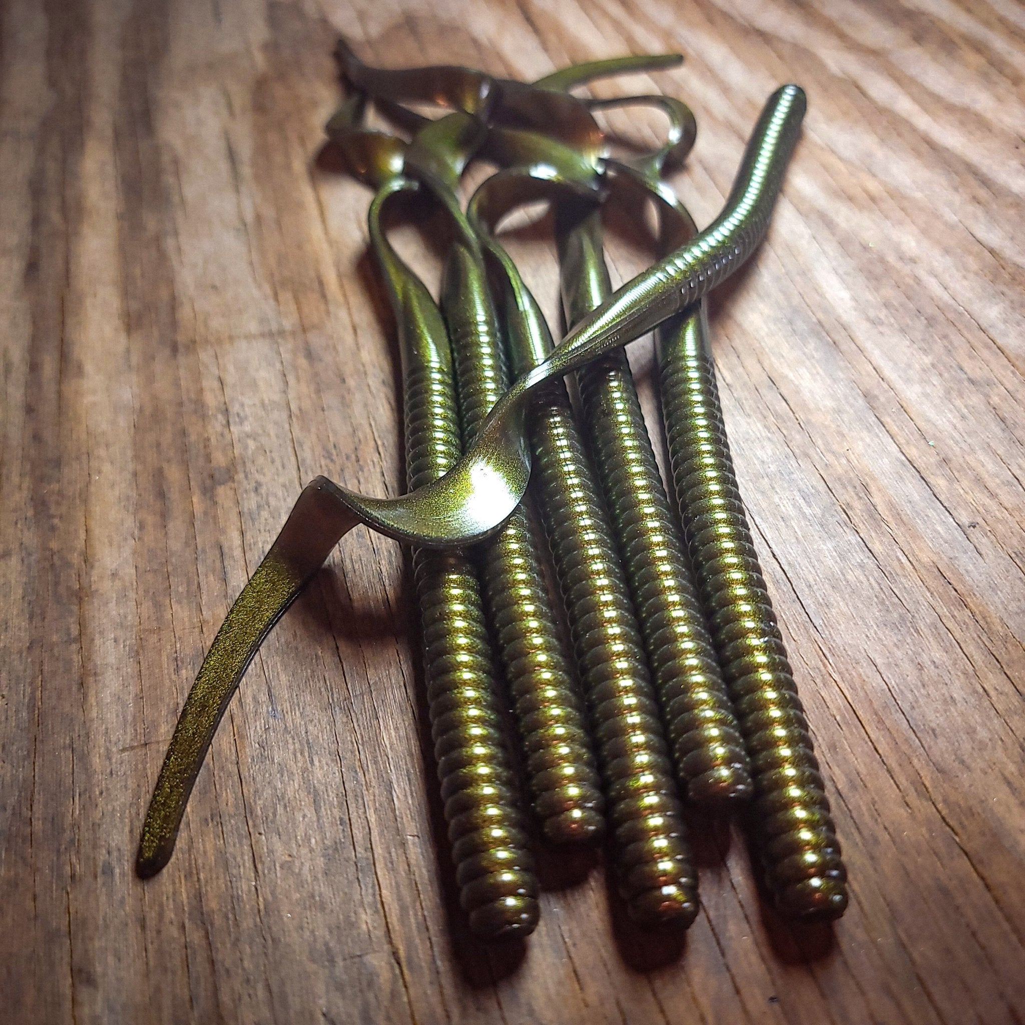 VooDoo Rusty Bullfrog 10" Ribbon Tail Worm Premium Series (6 pk) – 99 ...