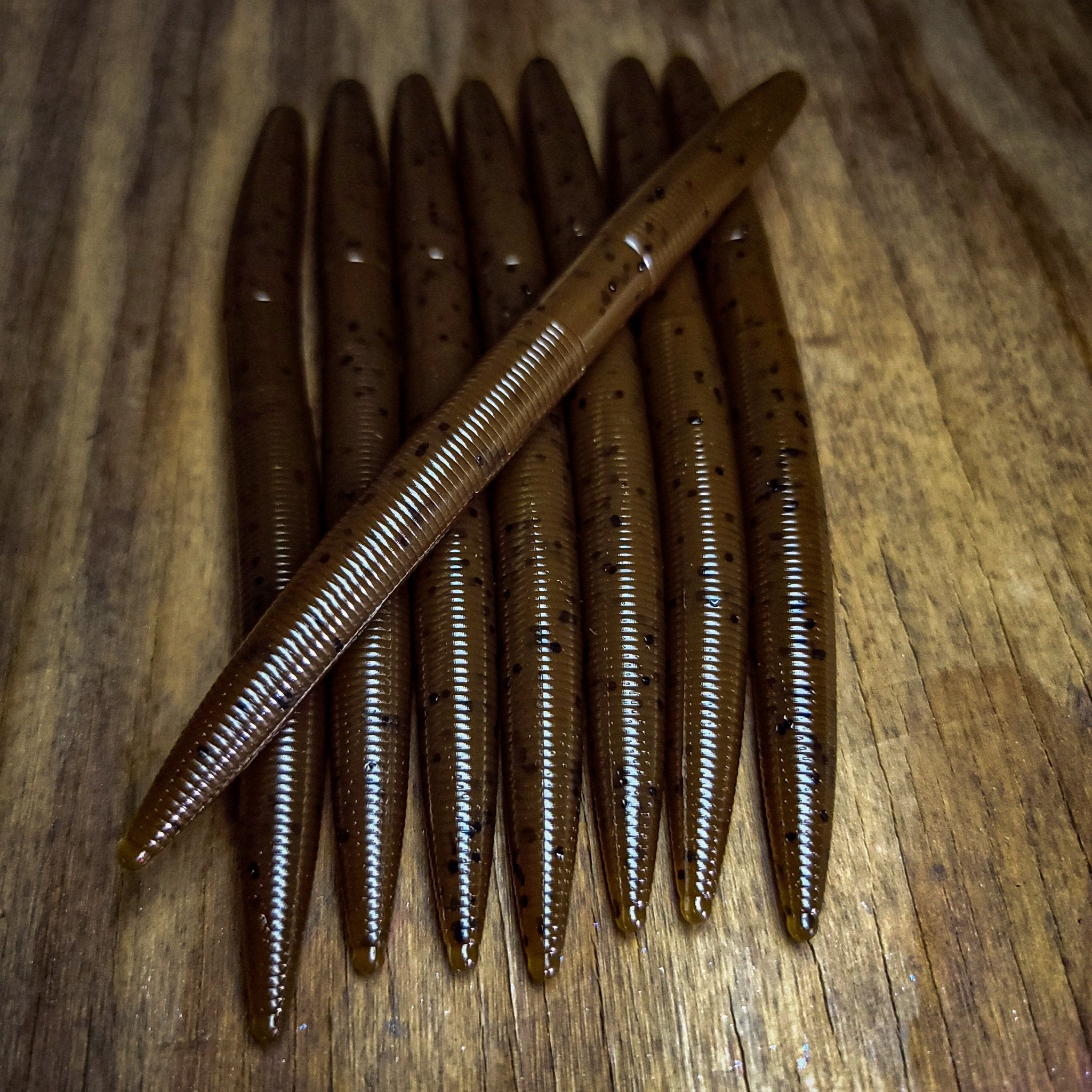 Shadow Pumpkin 5" Stick Worm (6pk) – 99 Strikes Fishing Co